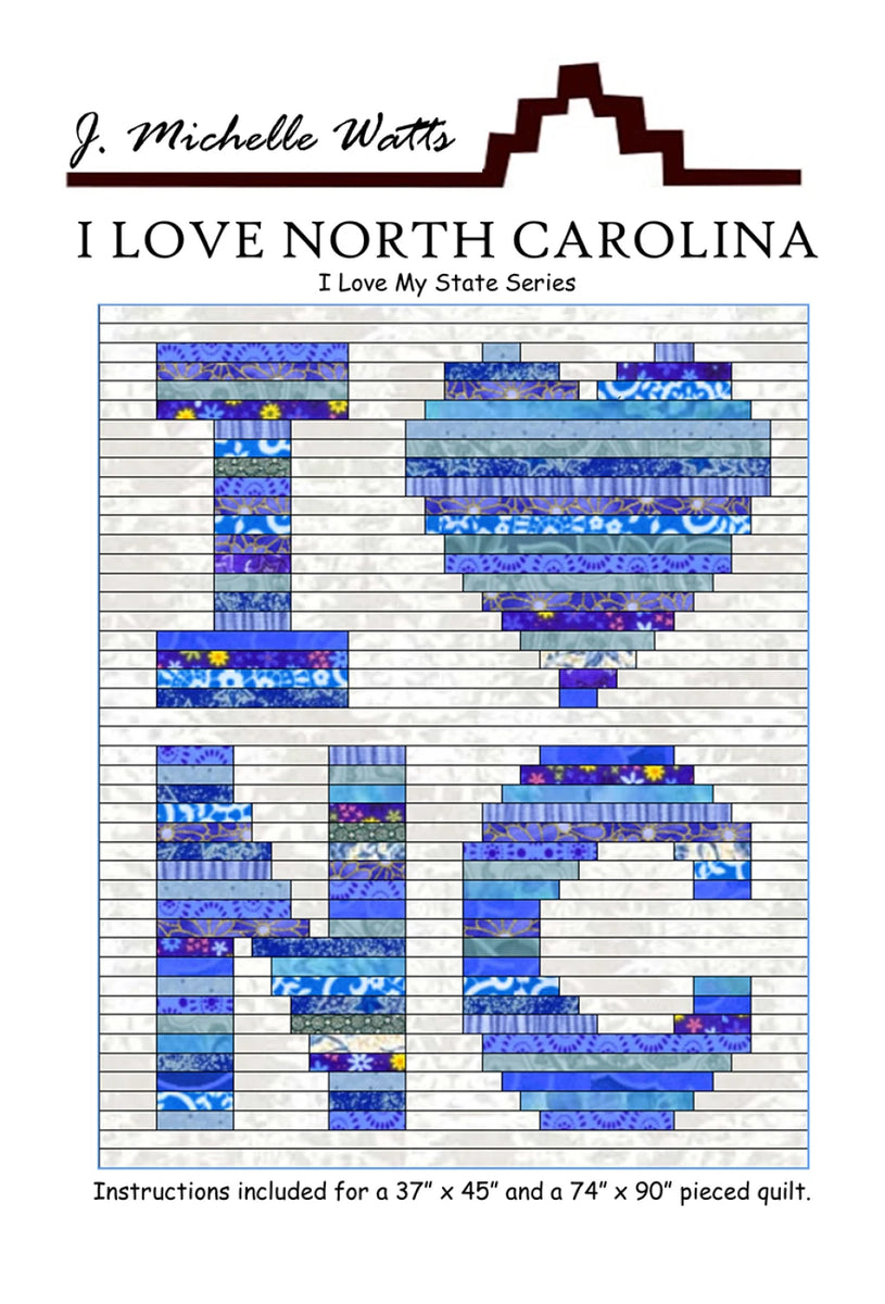 Pattern - I Love North Carolina - JMWILNC – The Little Shop of Stitches